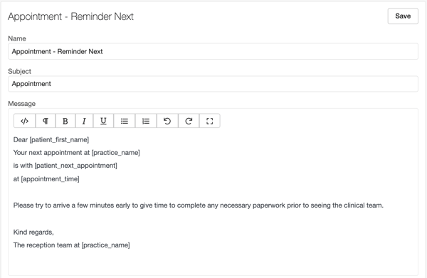 correspondence-templates